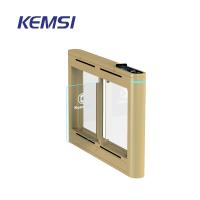 China Pedestrian Office Entrance Optical Swing Turnstile , RFID Turnstile Gate With Card Reader for sale