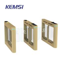China Pedestrian Office Entrance Optical Swing Turnstile , RFID Turnstile Gate With Card Reader for sale