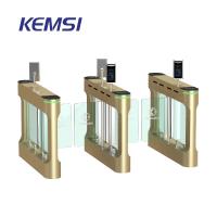China Turnstile Security Systems Swing Gates Visitor Registration QR Code Turnstile for sale