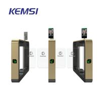 China Stainless Steel Swing Gate Turnstile Anti Tailgating For Exhibition Hall Visitor Counting System for sale