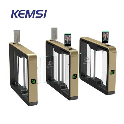 China Stainless Steel Swing Gate Turnstile Anti Tailgating For Exhibition Hall Visitor Counting System for sale
