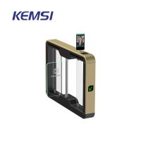 China Stainless Steel Swing Gate Turnstile Anti Tailgating For Exhibition Hall Visitor Counting System for sale