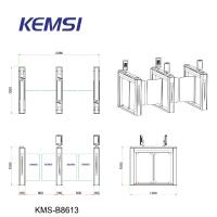 China Custom Swing Barrier Gate Turnstile IP43 IP54 For Office Building for sale