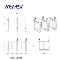 China Office Building Swing Gate Turnstile Attendance Stainless Steel Electronic Turnstile Gates for sale