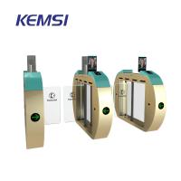China Residential Swing Barrier Turnstile , Facial Recognition Gate 0.5 Seconds Opening for sale