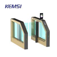 China Multi Identification Security Speed Gates 80W Swing Barrier Gate Turnstile Access Control for sale