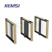 China Stainless Steel Waist High Turnstile Biometric Access Control for sale