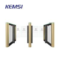 China Stainless Steel Waist High Turnstile Biometric Access Control for sale