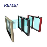 China Stainless Steel Waist High Turnstile Biometric Access Control for sale