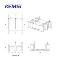 China Double Identification Airport Turnstile 0.5 Seconds Opening 150W Automatic Systems Turnstiles for sale