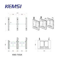 China Access Control Speed Gates Customized For Visitor Registration System for sale