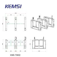 China Visitor Entry Biometric Turnstile Gate Access Control  For Office Premises for sale