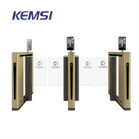 China Stainless Steel Pedestrian Speed Gates Anti Tailgating For Office Attendance Recording System for sale
