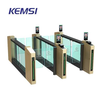 China Dual Verification Speed Gate Turnstile Waist High For Airport for sale