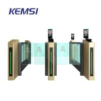 China Dual Verification Speed Gate Turnstile Waist High For Airport for sale