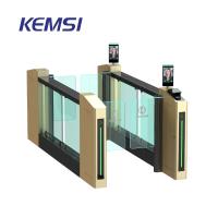 China Dual Verification Speed Gate Turnstile Waist High For Airport for sale