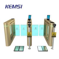 China Office Barrier Turnstile Gate Access Control Swing Gate With ESD Test Plate for sale