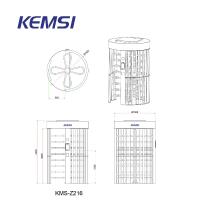 China Outdoor Full Height Turnstile Barrier Gate SUS304 Safe Entry Turnstile for sale