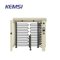 China 1.5mm SUS304 Full Body Turnstile , Bidirectional Pedestrian Turnstile Gate For Card Swiping for sale