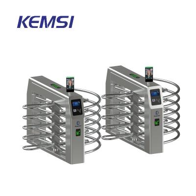 China Automatic Reset Half Height Turnstile Gate Access Control For Pedestrian Flow Separation for sale