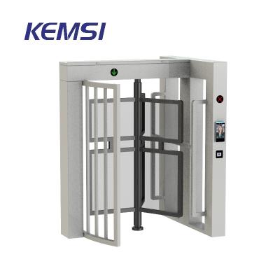 China Facial Recognition Full Height Turnstile SUS304 Stainless Steel Full Length Turnstile for sale