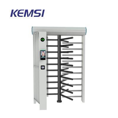 China Anti Climb Full Height Turnstile Gate Weatherproof With Automatic Timing / Billing System for sale
