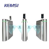 China Security Wing Barrier Access Control System With Card Reader And QR Code Scanner for sale