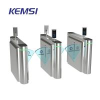 China Security Wing Barrier Access Control System With Card Reader And QR Code Scanner for sale