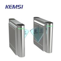 China Security Wing Barrier Access Control System With Card Reader And QR Code Scanner for sale