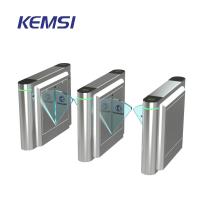China Security Wing Barrier Access Control System With Card Reader And QR Code Scanner for sale