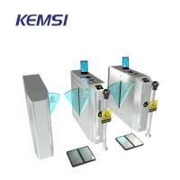 China ESD Turnstile Gate , Wing Gate Turnstile Access Control For Cleanroom for sale