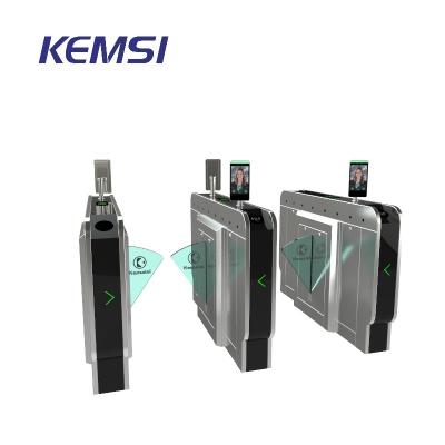 China Passage Safety Wing Barrier Turnstile Gate 100W With Infrared Sensors for sale