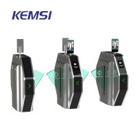 China Fast Pass Wing Barrier 0.5 Seconds Opening With Safe Turnstile Mechanism for sale