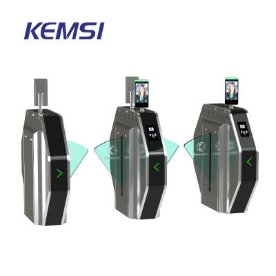 China Fast Pass Wing Barrier 0.5 Seconds Opening With Safe Turnstile Mechanism for sale
