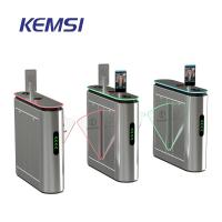China Intelligent Anti Pinch Wing Barrier Access Control Turnstile Gate With Infrared Sensors for sale