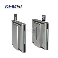 China Precise Time Control Wing Barrier Fast Passage Stainless Steel Turnstile Gate Access Control for sale