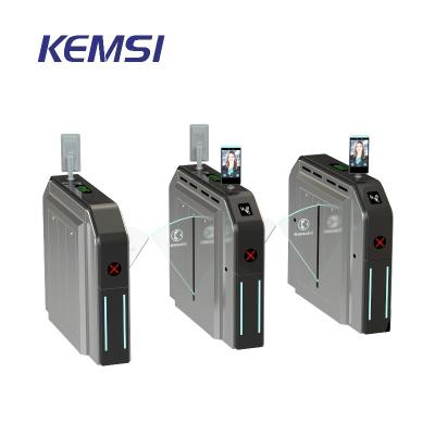 China Gym Wing Barrier Turnstile With Facial Recognition / NFC Dual Verification for sale