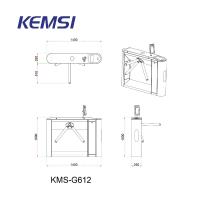 China Anti Tailgating Tripod Turnstile Gate For Theater / Cinema Ticketing Systems for sale