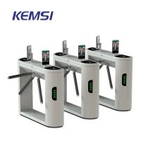 China Visitor Tripod Barrier Gate 1400mm*260mm*1000mm Anti Tailgating for sale