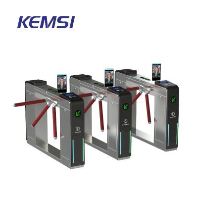 China Automatic Reset Apartment Access Control Facial Recognition Turnstile Anti Tailgating for sale