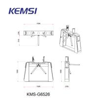 China Amusement Park Tripod Gate Barrier , Playground Automated Turnstiles 50W for sale