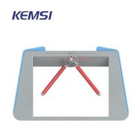 China Amusement Park Tripod Gate Barrier , Playground Automated Turnstiles 50W for sale