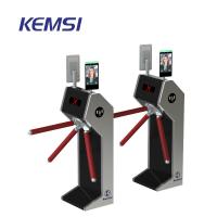 China QR Code Recognition Tripod Turnstile Access Control System Anti Tailgating for sale