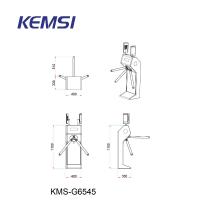 China QR Code Recognition Tripod Turnstile Access Control System Anti Tailgating for sale