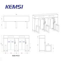 China Full Height Sliding Gate Turnstile 30 People/Min - 40 People/Min for sale