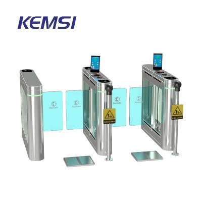 China ESD One Stop Efficient Passage Swing Gate Turnstile for sale