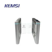 China Pedestrian Office Entrance Gate Optical Swing Gate Turnstiles With RFID Card Reader for sale