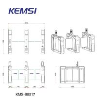 China Cinema Entrance Ticket Checking System Swing Gate Turnstile for sale