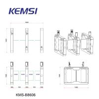 China Swing Gate Turnstile For Exhibition Hall Visitor Counting System for sale