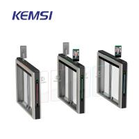 China Swing Gate Turnstile For Office Building Entrance Visitor Management System for sale